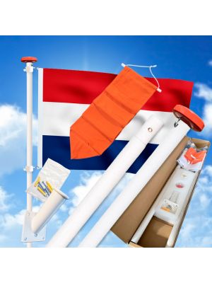 Nederlandse vlag 100x150 marineblauw - Dekker Vlaggen